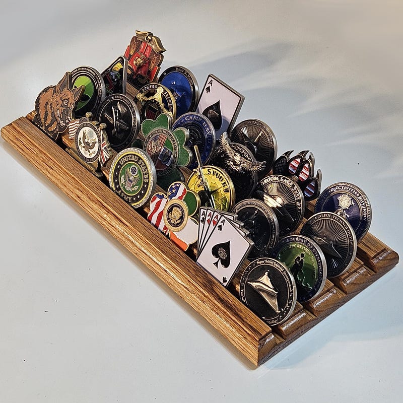 Challenge Coin Display - Etsy
