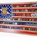Michigan State Trooper / Police Challenge Coin Display Flag 70 Coins - Etsy