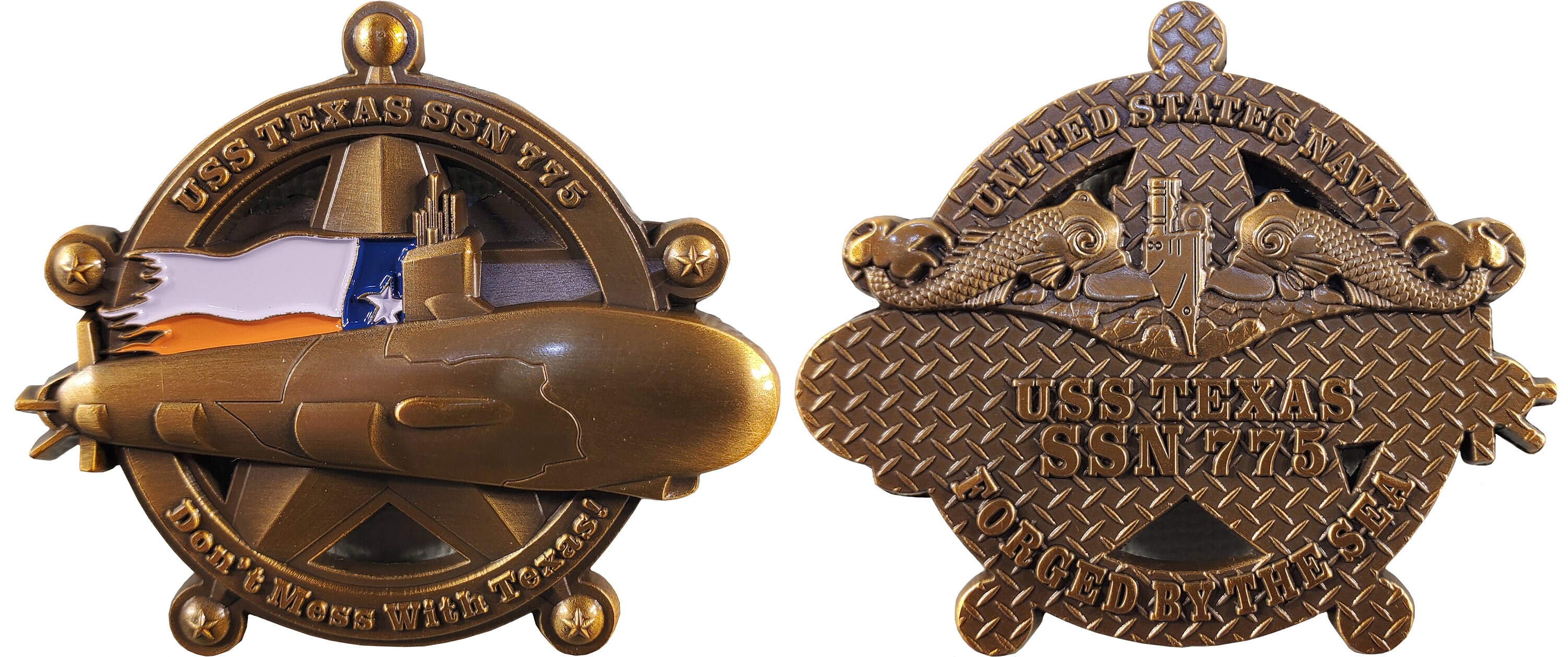 US Navy USS Texas SSN 775 Submarine Challenge Coin 131 - Etsy