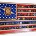 Michigan State Trooper / Police Challenge Coin Display Flag 70 Coins - Etsy