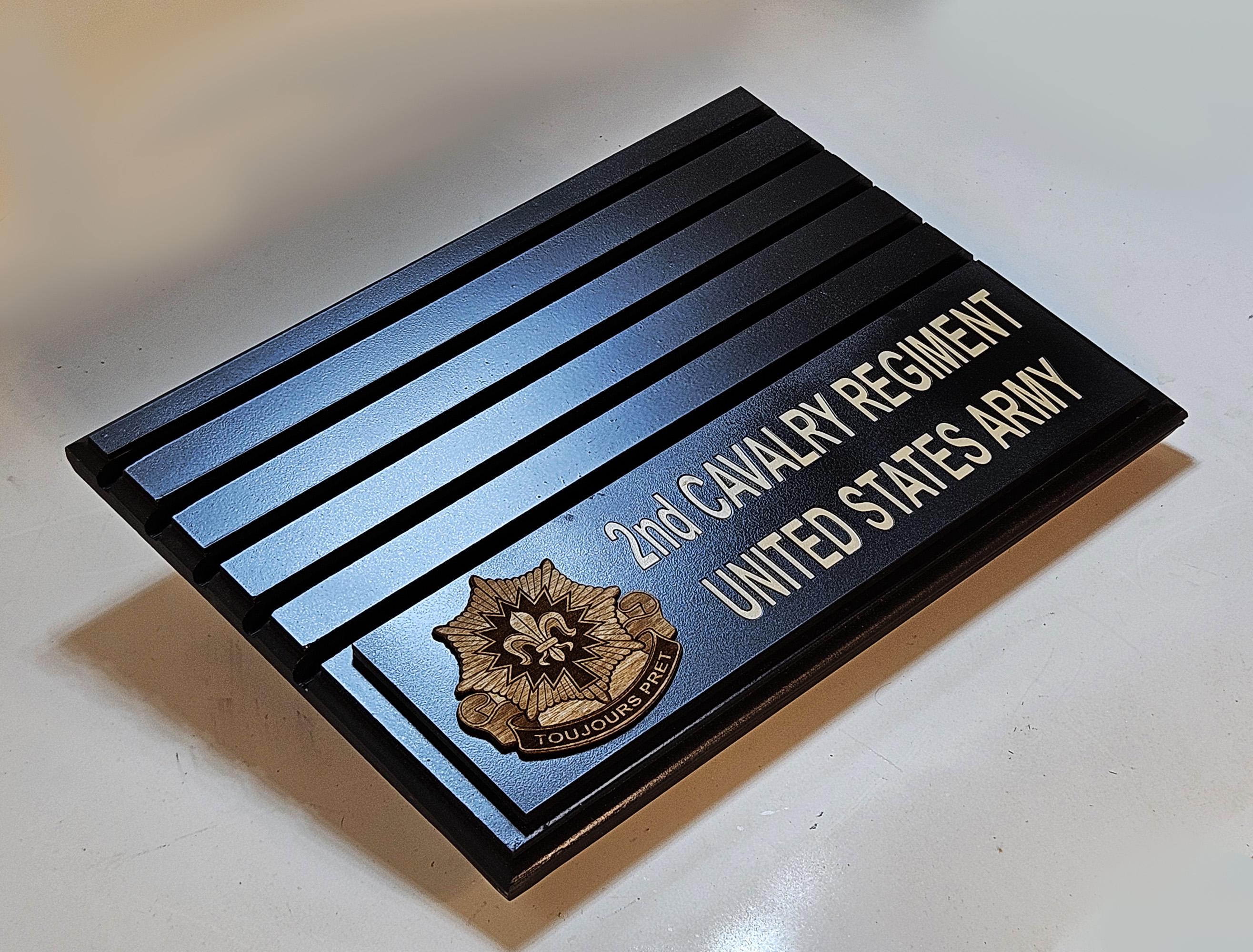 2nd Cavalry Regiment Challenge Coin Display: US Army Veteran Gift - Etsy