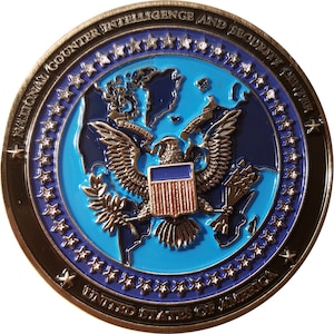 National Counterintelligence and Security Center Challenge Coin 2" a 34 ...