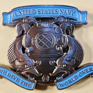 US Navy First Class Diver Commemorative Challenge Coin 127 - Etsy