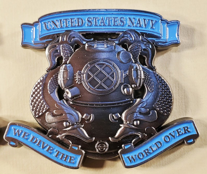 US Navy First Class Diver Commemorative Challenge Coin 127 - Etsy