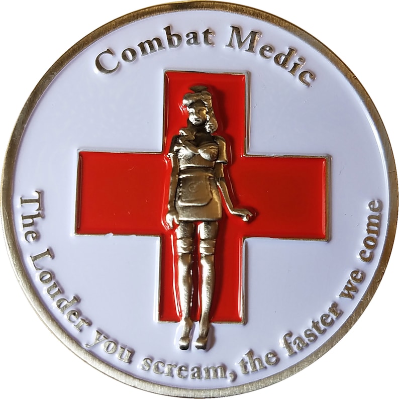 US Army Combat Medic Challenge Coin 2" 23 - Etsy