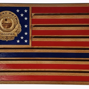 Florida State Trooper State Police Challenge Coin Display Flag 70 ...