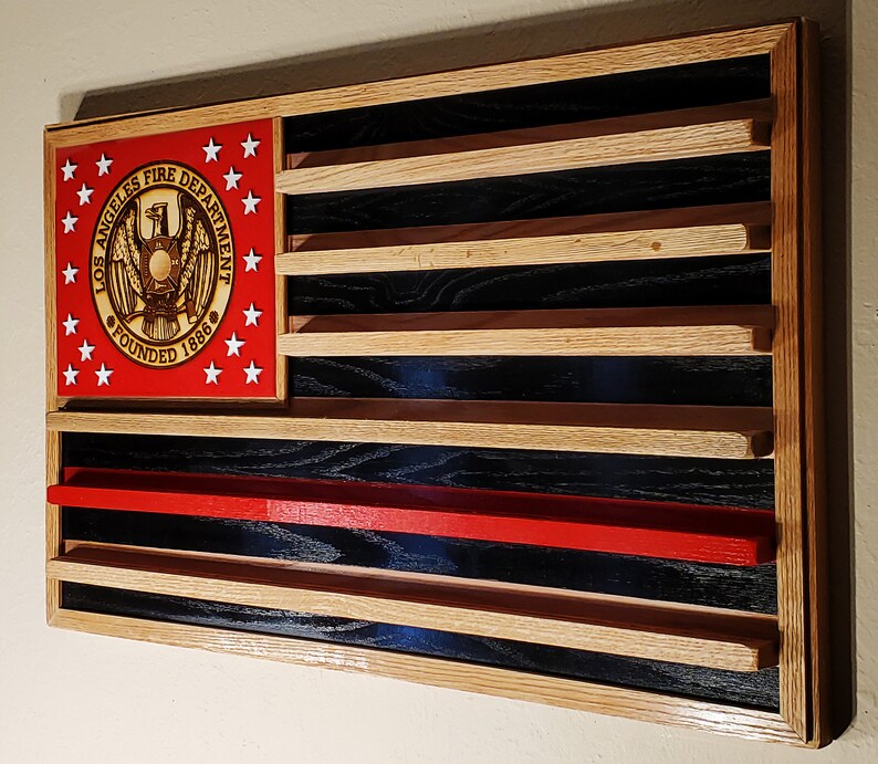 Los Angeles California Fire Department Challenge Coin Display | Etsy