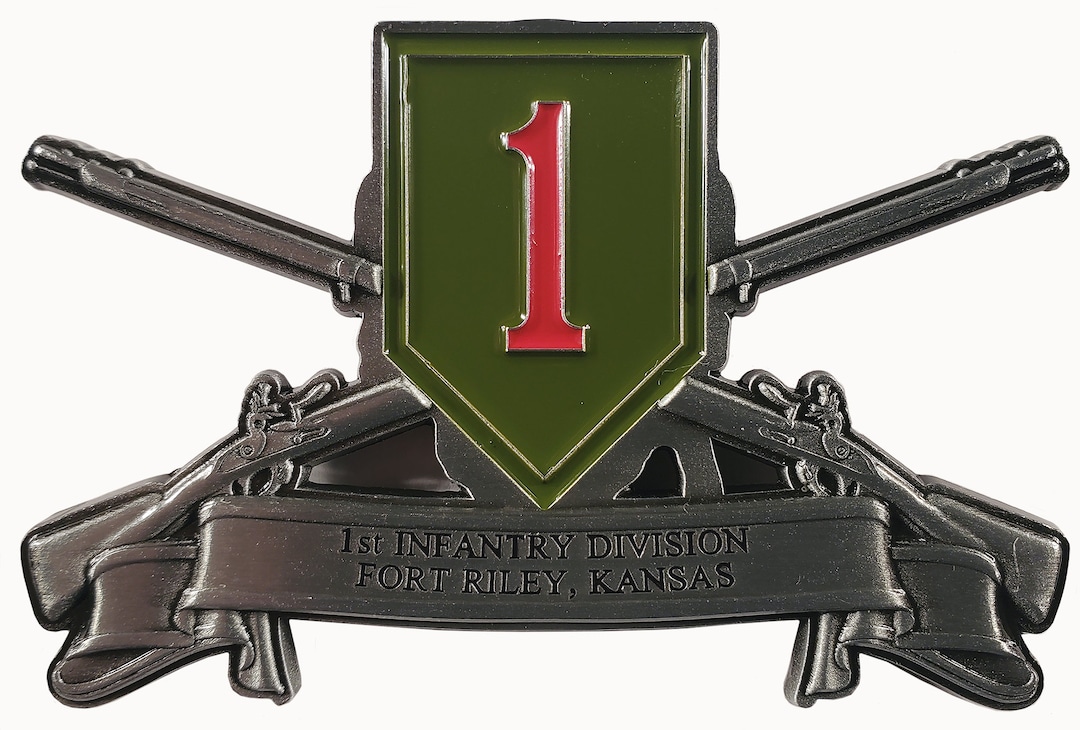 1st Infantry Division US Army Commemorative Challenge Coin 164 - Etsy
