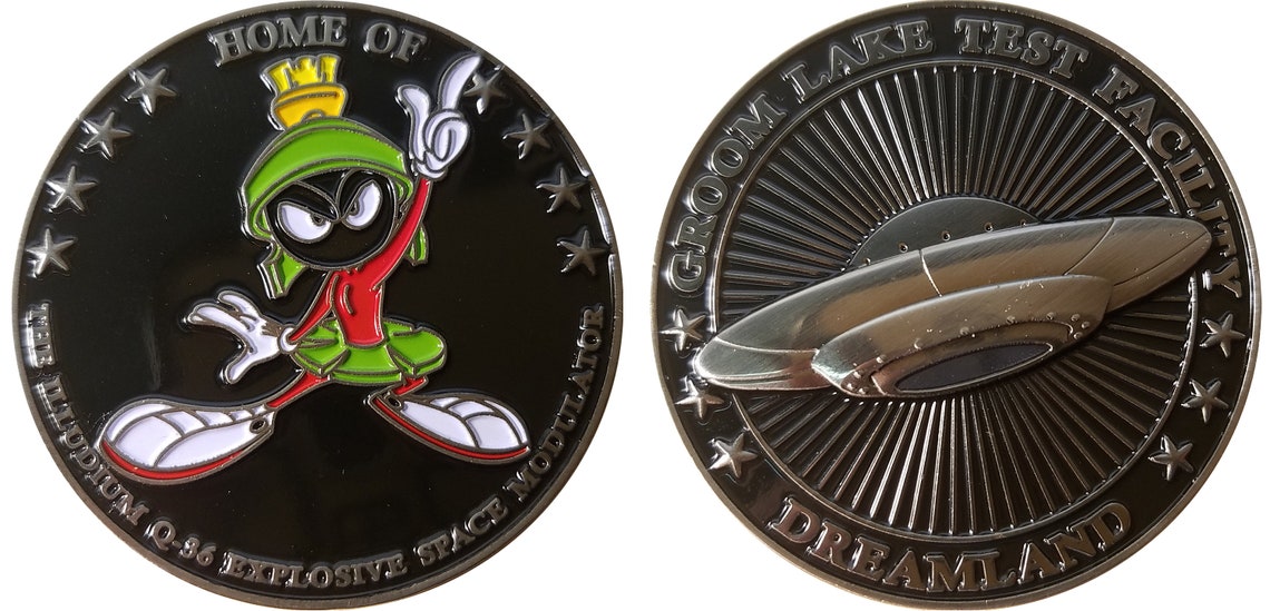 Area 51 Dreamland Marvin Martian Challenge Coin USAF 59 - Etsy