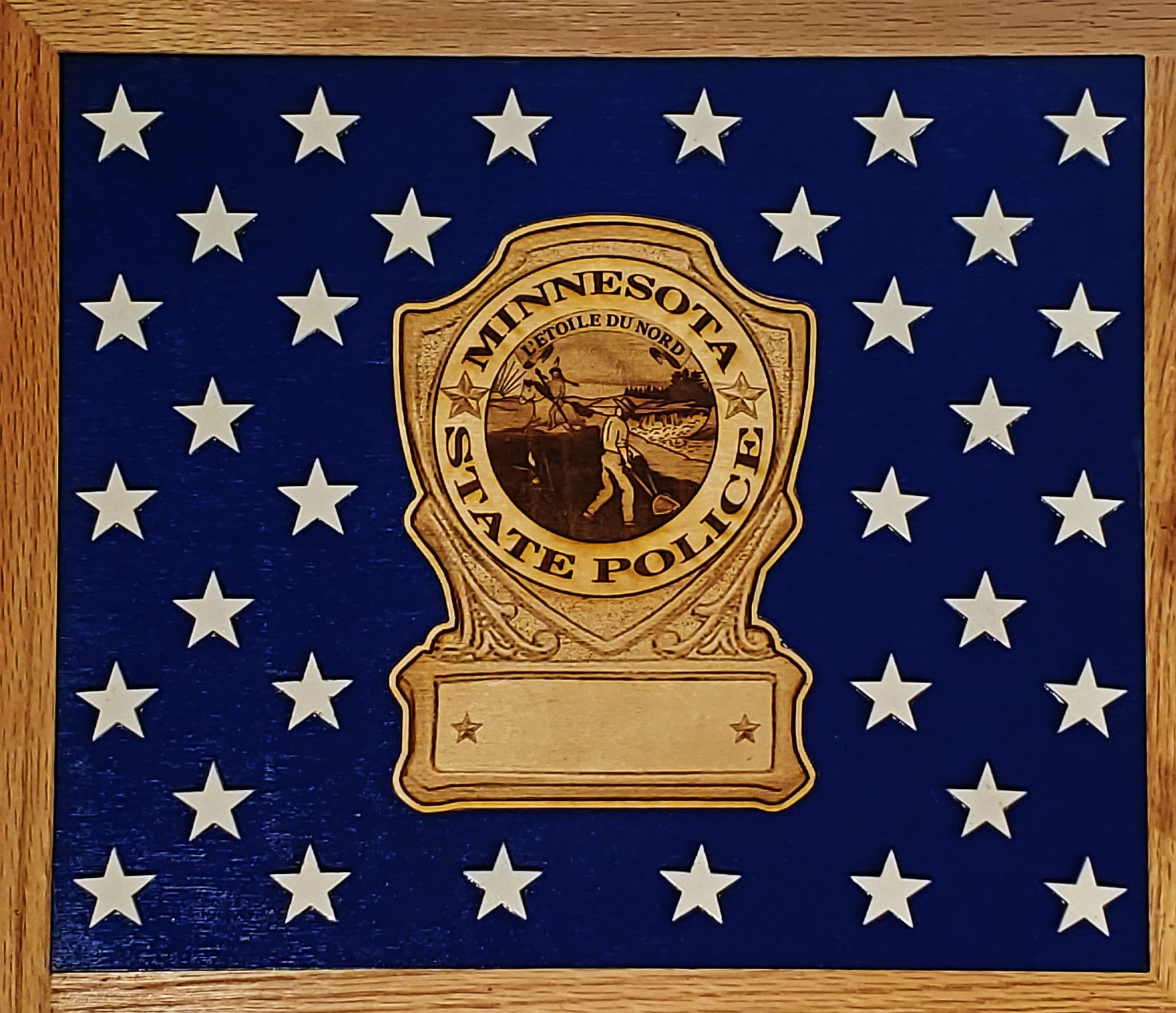 Minnesota State Trooper / Police Challenge Coin Display Flag | Etsy