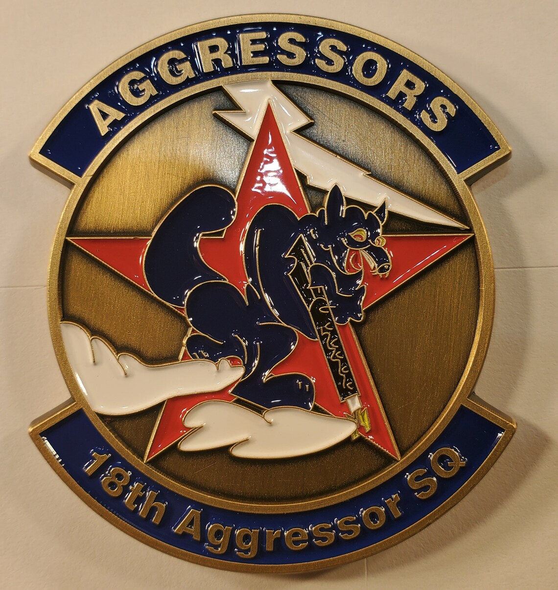 US Air Force 18th Aggressor Squadron F-16 Commemorative | Etsy