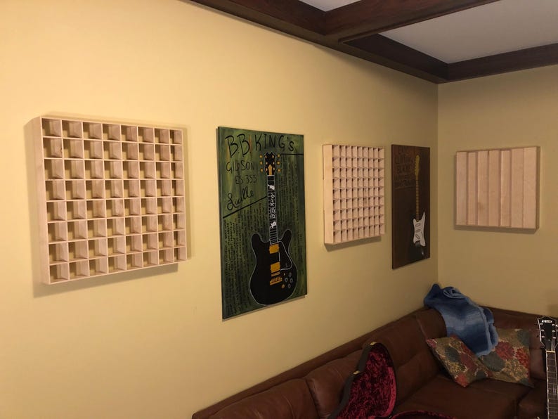 Recording Studio Wall Panel Wooden Sound Diffuser Noise Reduction Sound ...
