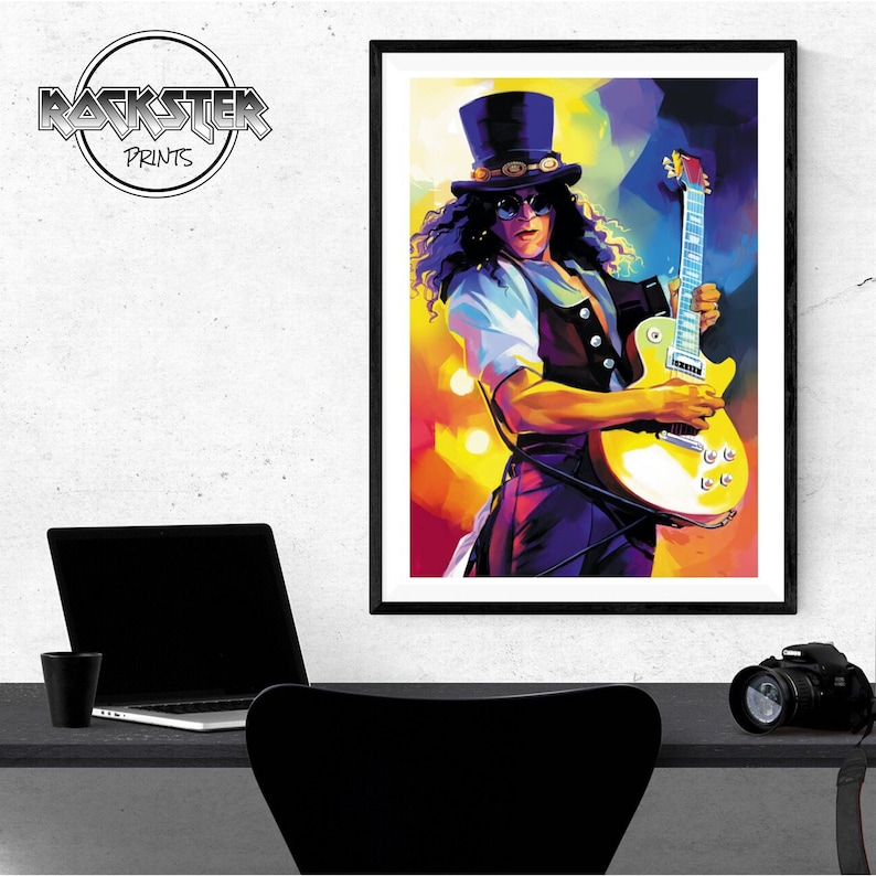 Slash - Guns N' Roses - Guitarist Poster Print - Etsy UK