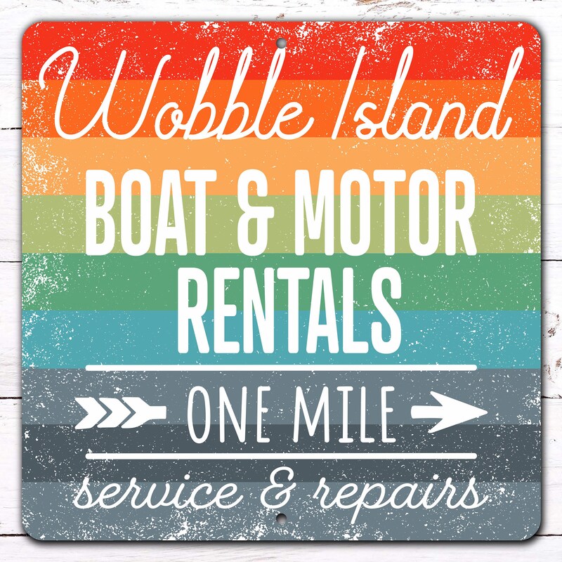 Boat Rental Sign - Etsy