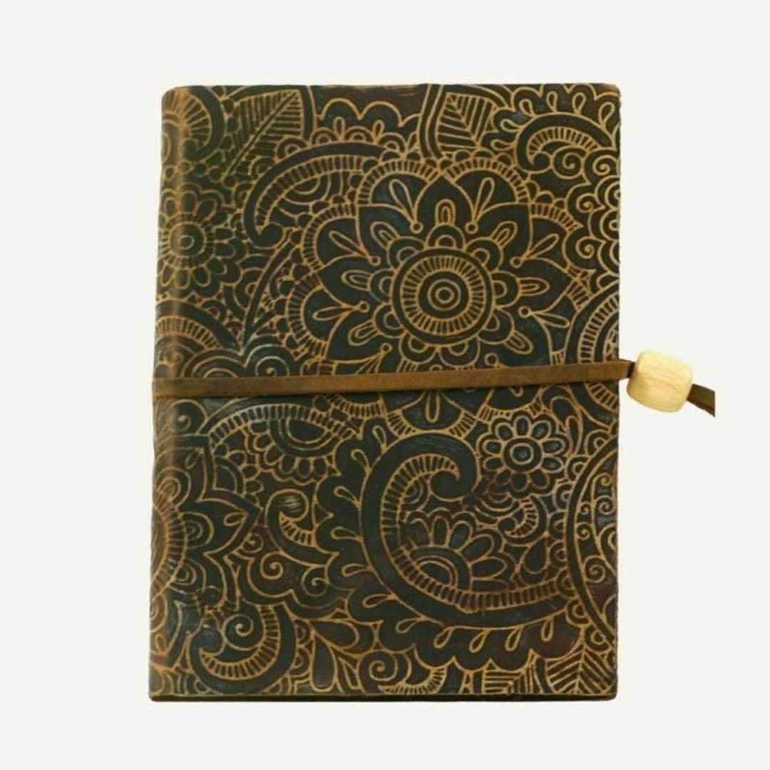 2026 Leather Diary - Mandala. 12-month Planner Weekly or Daily ...