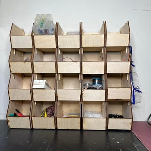 Storage Organizer Stackable Boxes, Bin 3mm and 4mm Digital File for ...