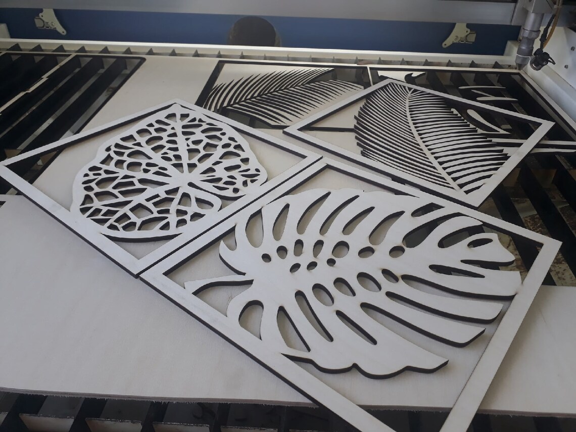 Wall Decor Digital File for Laser and CNC | SVG DXF Ai Eps | Laser Cut ...