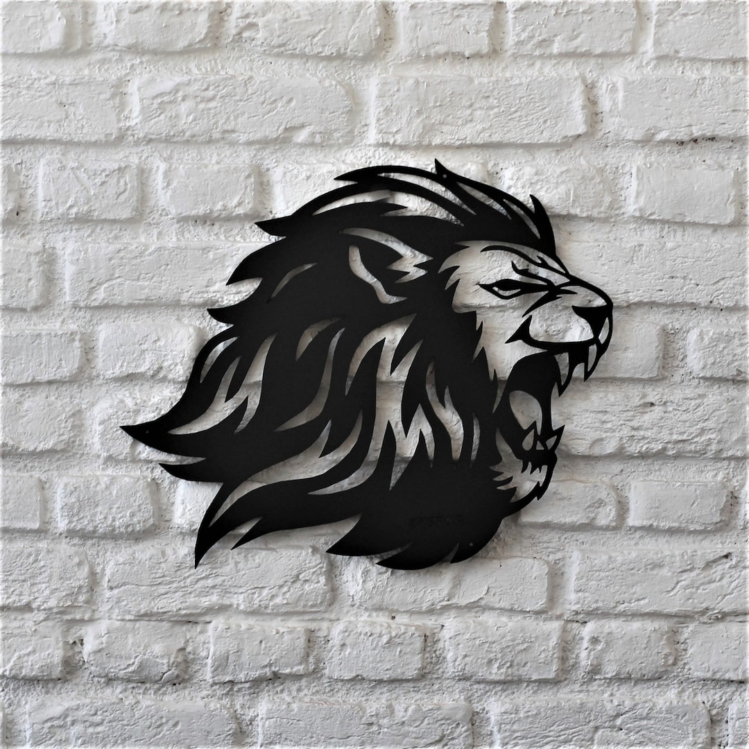 Lion Digital File for Laser and CNC | Dxf Ai Svg Eps | Laser Cut Files ...