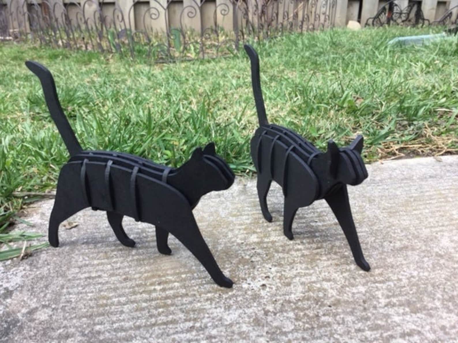 Cat 3mm Digital File for Laser and CNC | DXF SVG Eps Ai Pdf | Laser Cut ...