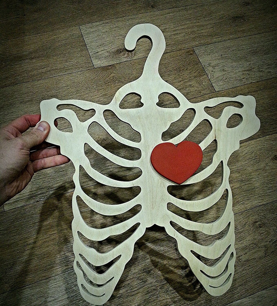 Laser Cut Skeleton Clothe Hanger Digital File for Laser and CNC | SVG ...