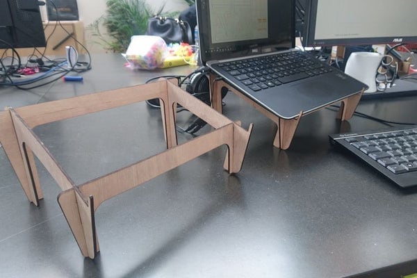 Laptop Stand Digital File for Laser and CNC | Ai Svg Dxf Pdf Eps| Laser ...