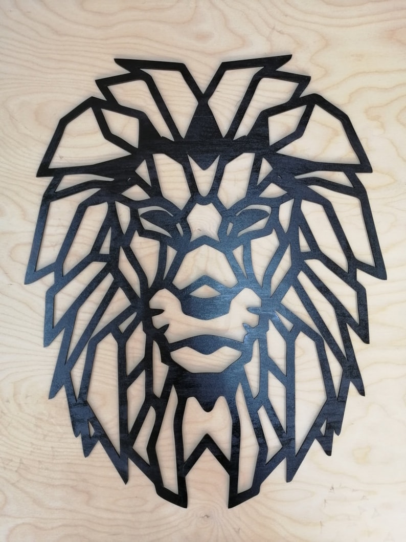Lion Digital File for Laser and CNC | Dxf Ai Svg Eps | Laser Cut Files ...