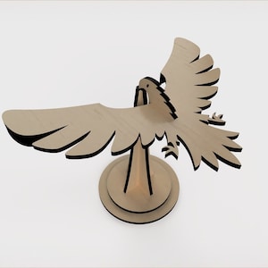Balancing Bird 3mm Digital File for Laser and CNC | CDR SVG Ai | Laser ...
