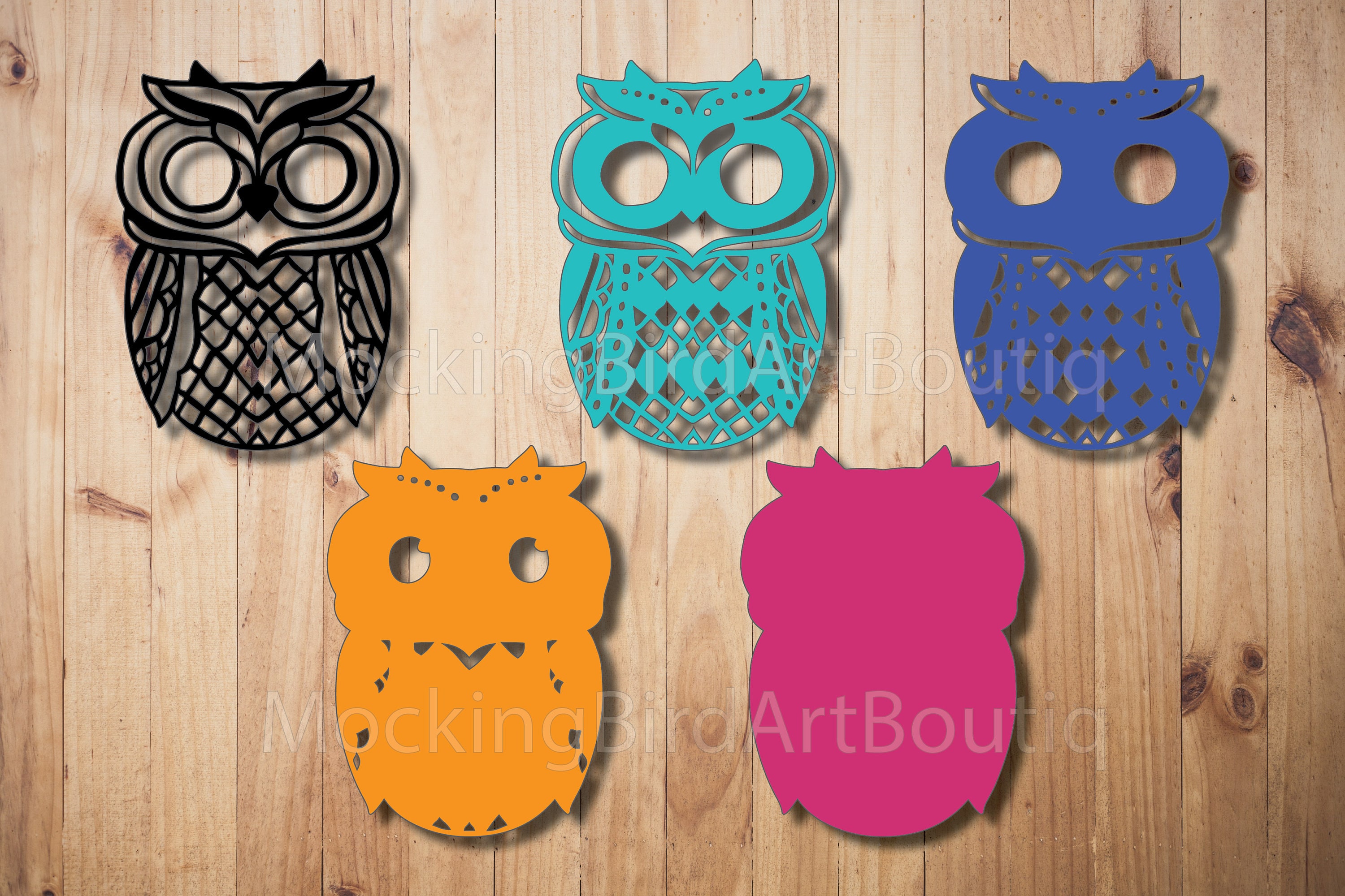 Owl Multi Layers File For Laser CNC Cricut silhouette ai | Etsy