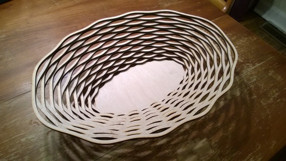 Overlap Bowl Digital File for Laser and CNC DXF SVG Dwg Eps - Etsy