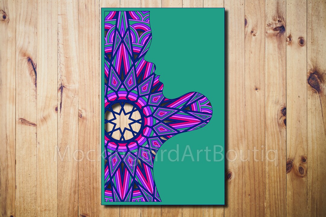 Multi Layers Digital File for Laser and CNC | Ai Dxf Svg| Laser Cut ...