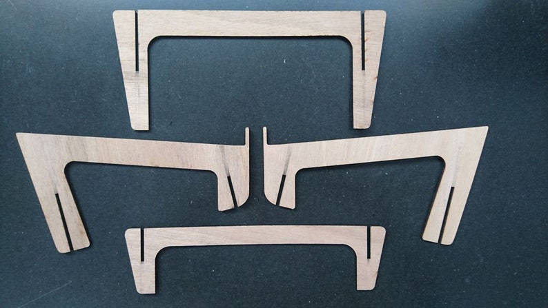 Laptop Stand Digital File for Laser and CNC | Ai Svg Dxf Pdf Eps| Laser ...
