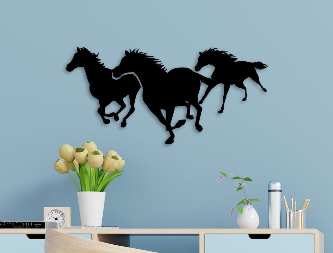 Horse Digital File for Laser and CNC | Dxf Ai Svg Eps PDF | Laser Cut ...