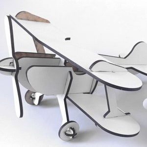 Plane Digital File for Laser and CNC 3mm | SVG Ai Pdf Dxf Eps | Laser ...