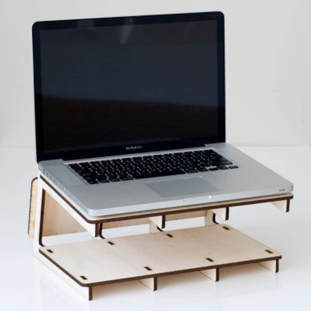 Laptop Stand Digital File for Laser and CNC | SVG | Laser Cut Files ...