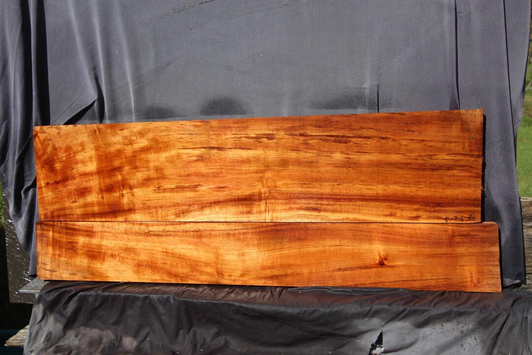 Hawaiian Curly Koa 2 Pc. 3 Ft. Billets E-T-2 - Etsy