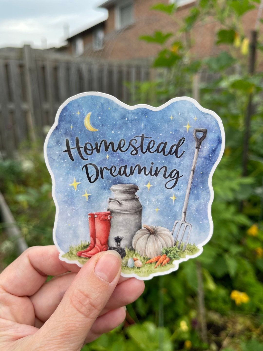 Homestead Dreaming Vinyl Sticker - Etsy