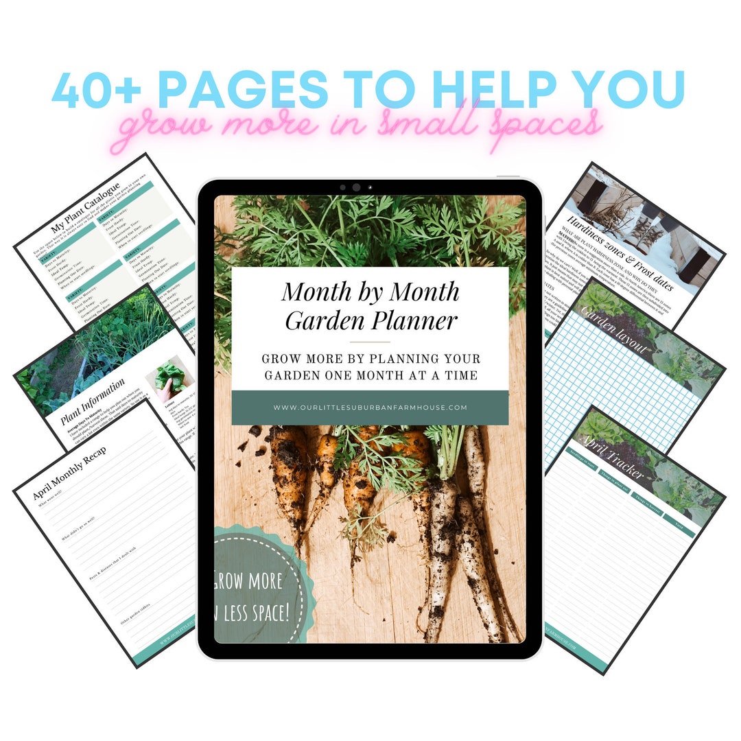 Month to Month Garden Planner (photo Version) - Etsy