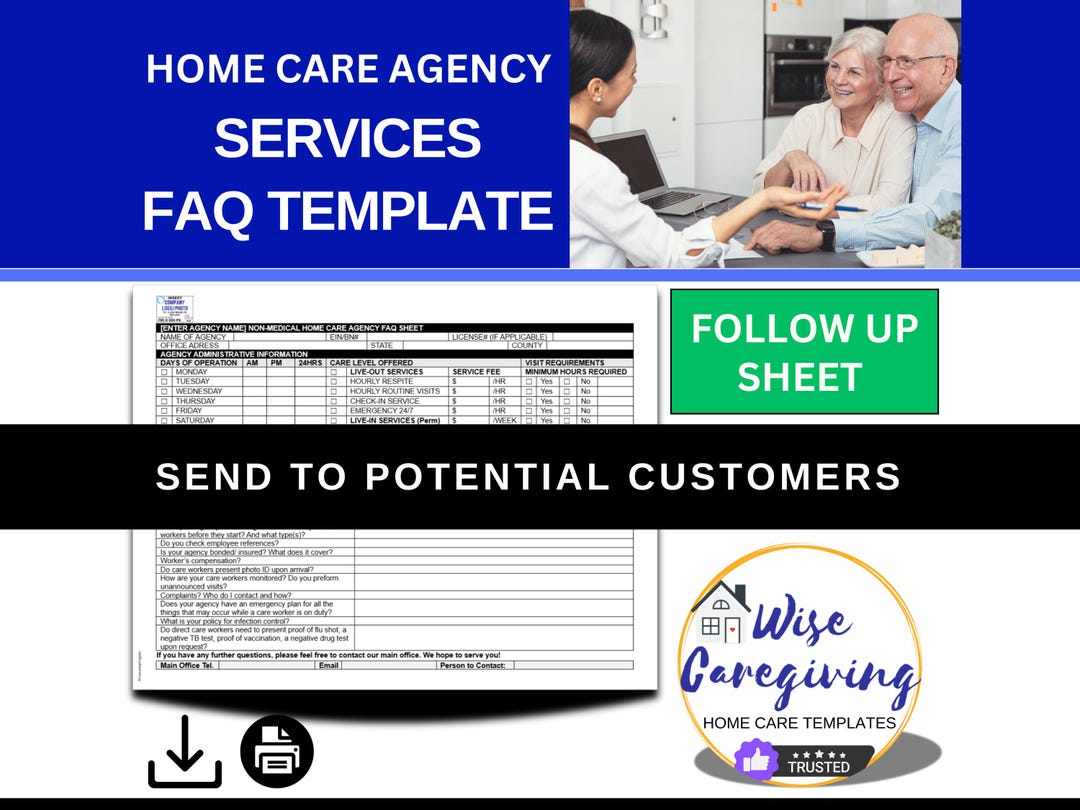 Inform & Reassure Clients Non Medical Home Care Services FAQ ...