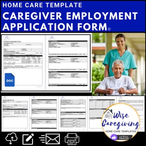 Non Medical Care Forms Application - Etsy