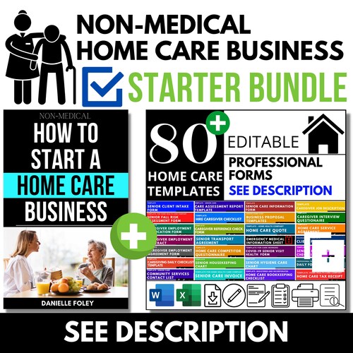 Home Care Business Templates 100 Editable Templates - Etsy