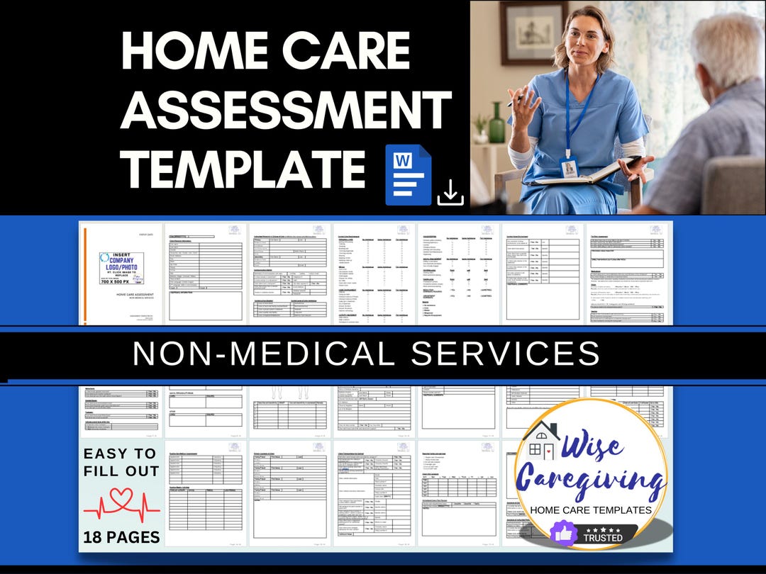 Home Care Assessment Template | Non Medical Service Requirements Form ...