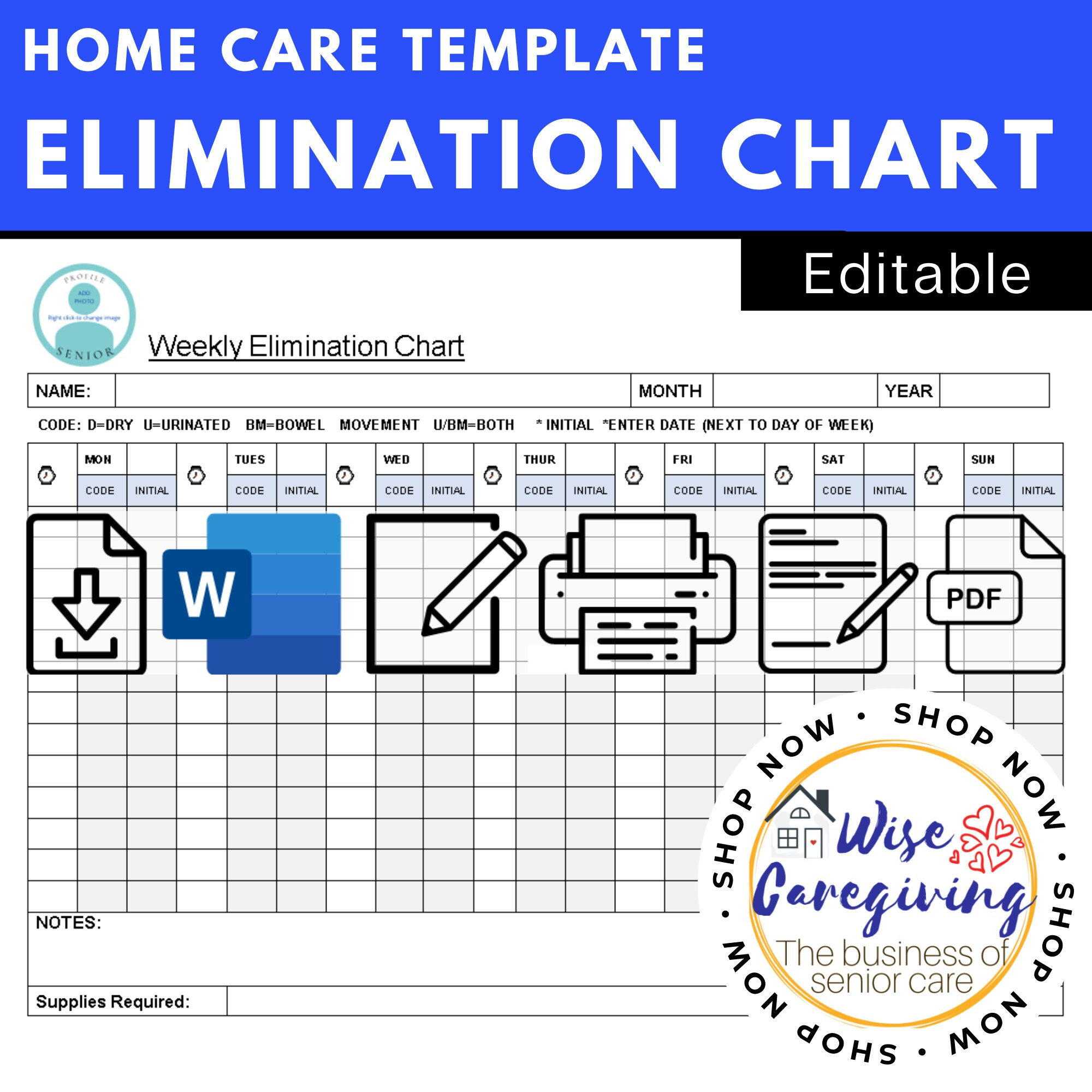 Toileting And Diaper Log Printables