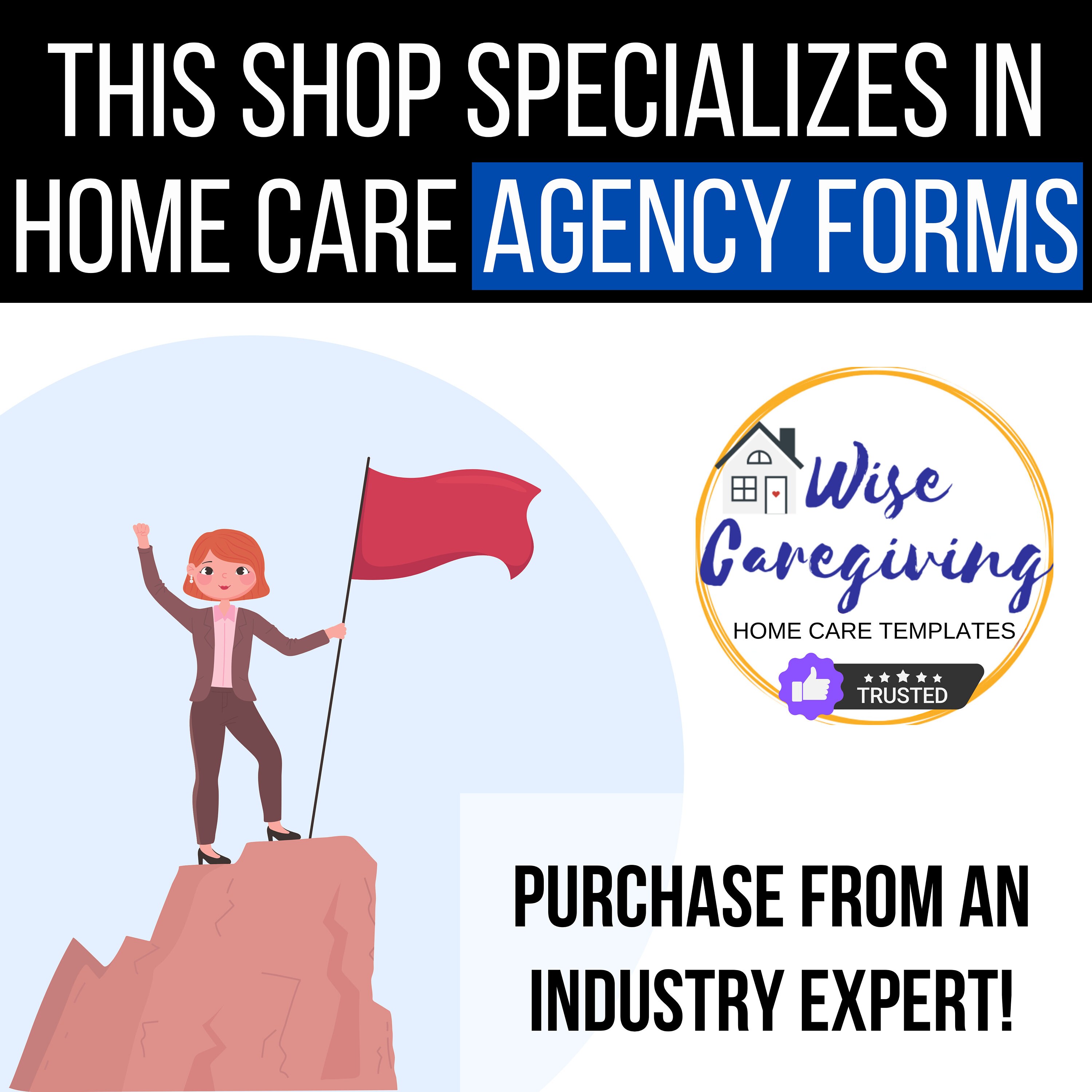 Home Care Client List Professional Business Template Client - Etsy