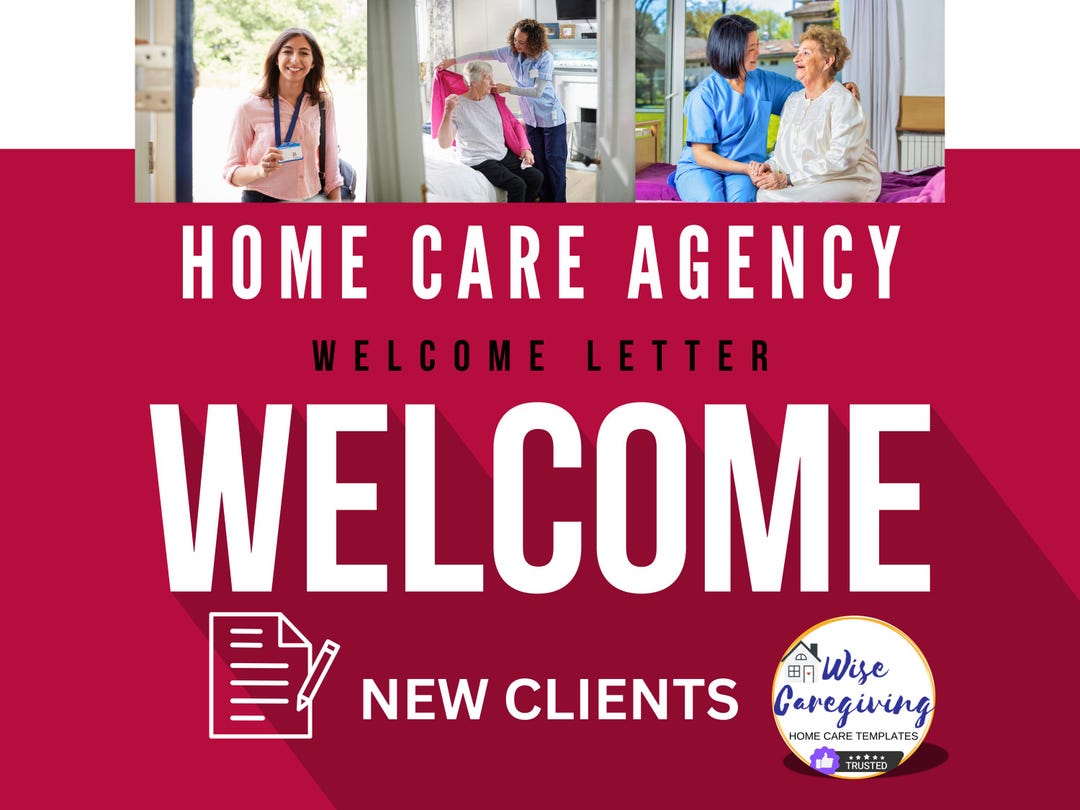 Home Care New Client Welcome Letter, Personal Service Agency Template ...