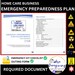 Home Care Emergency Preparedness Manual Template, Compliance Document ...