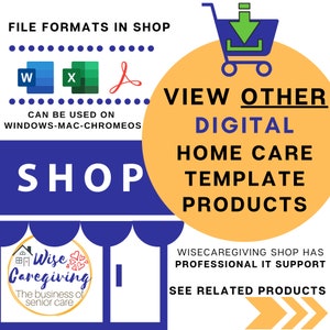 Home Care Client List Professional Business Template Client - Etsy