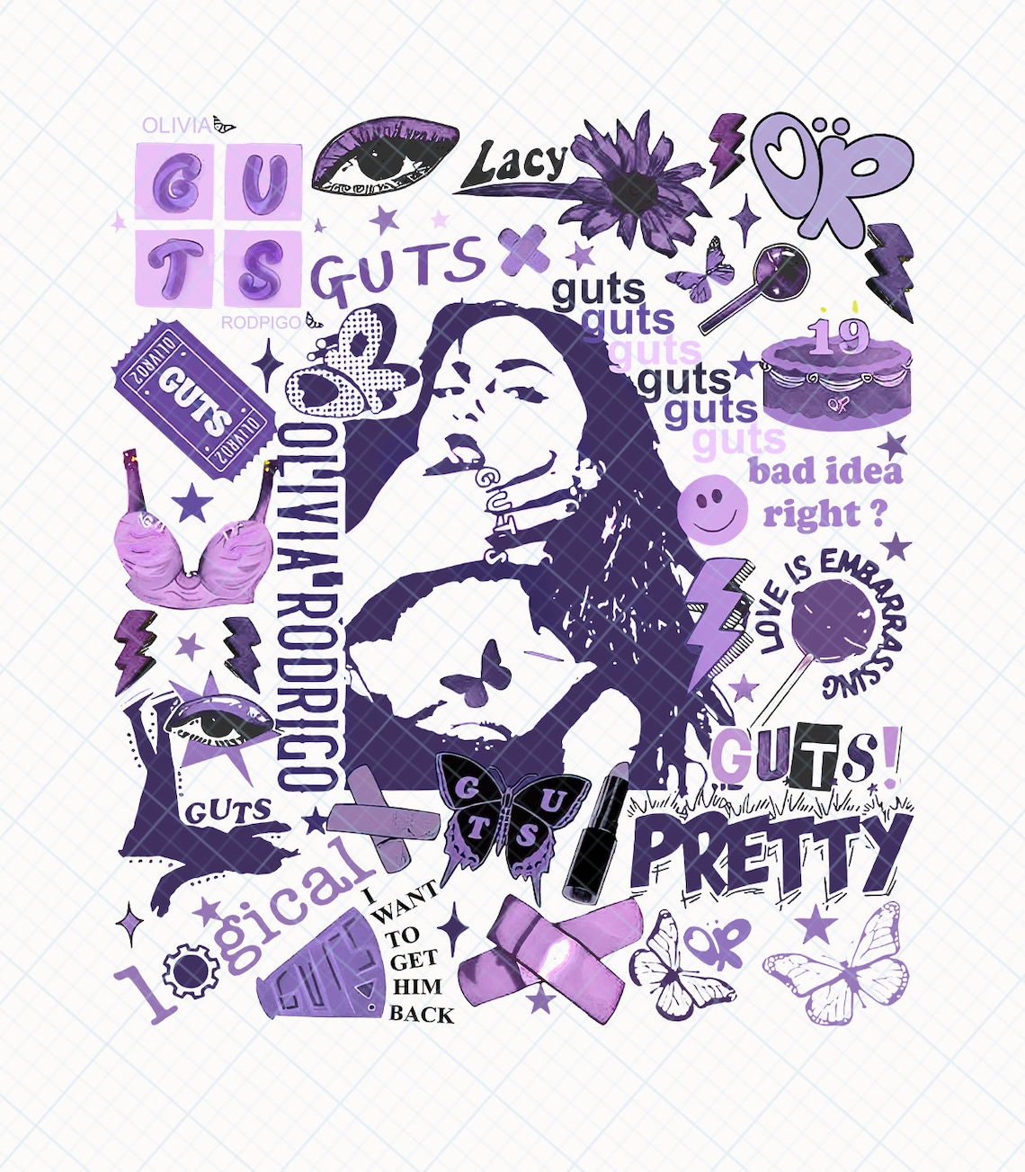 Olivia Rodrigo Png Pack, Olivia Rodrigo Digital, Descargar, PNG, Olivia ...