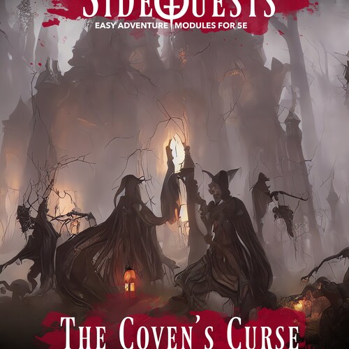 Sidequests: the Coven's Curse Easy Adventure Oneshot - Etsy
