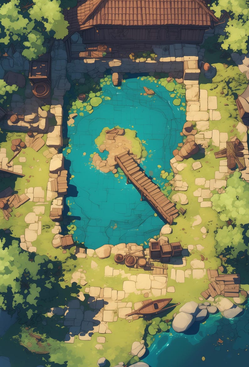 D100 Map Pack 2: More Maps for Your Adventures! | Battlemaps, Dnd ...