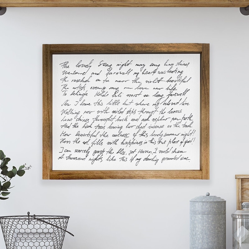 Keepsake Poem Frame - Etsy